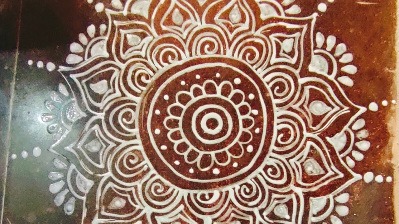 Deepawali special Jhoti Chita Design|| Alpona design for festive ...