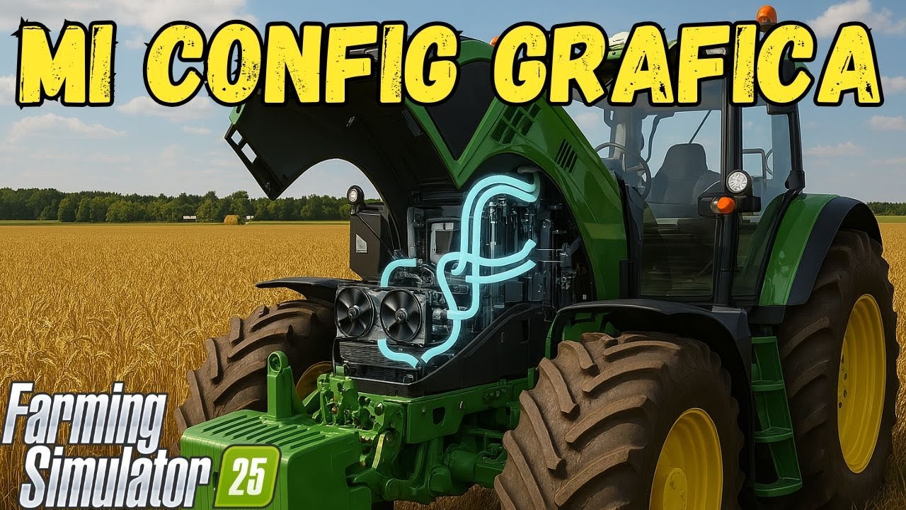 Mi CONFIGURACION GRAFICA Óptima Farming Simulator 25 en PC de Gama ...