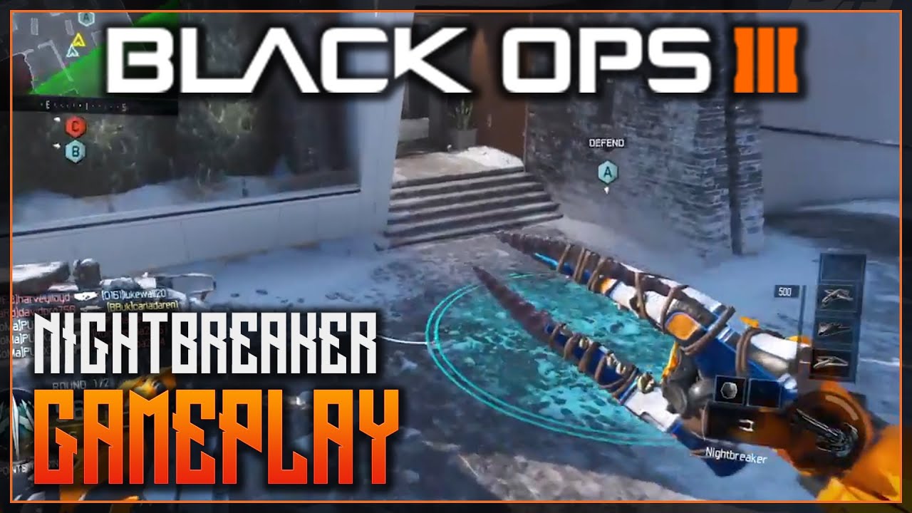Black Ops 3 - "NIGHTBREAKER GAMEPLAY" - NEW MELEE WEAPON! - New Weapon ...