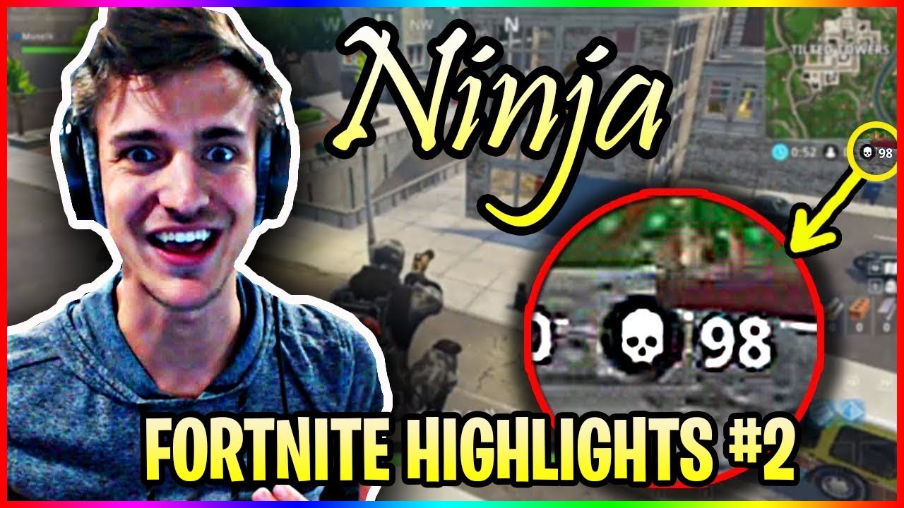 FORTNITE NINJA BEST KILLS | FORTNITE HIGHLIGHTS #2 - YouTube
