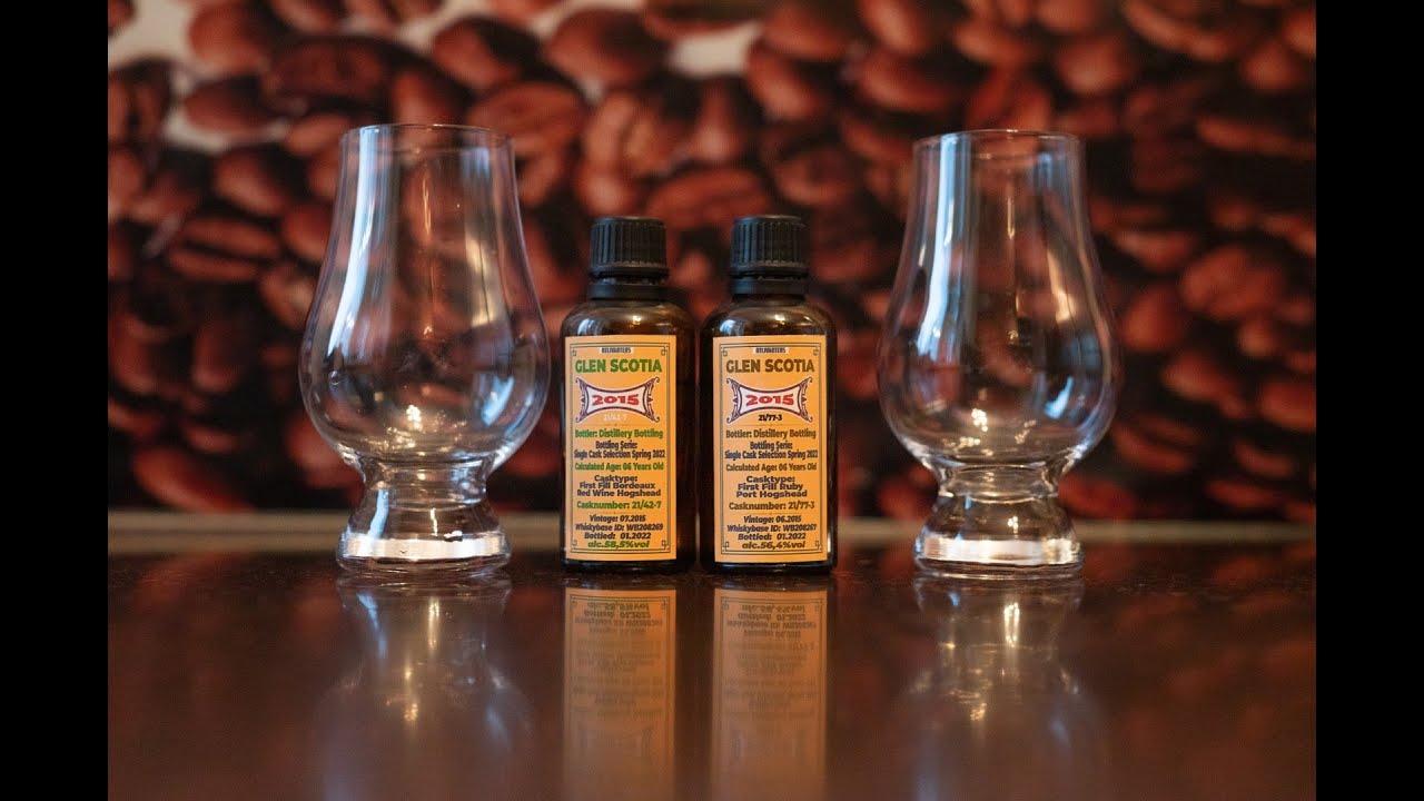 #виски Glen Scotia 6 y.o. First Fill Bordeaux Hogshead | First Fill Ruby Port Hogshead 58.5% ...