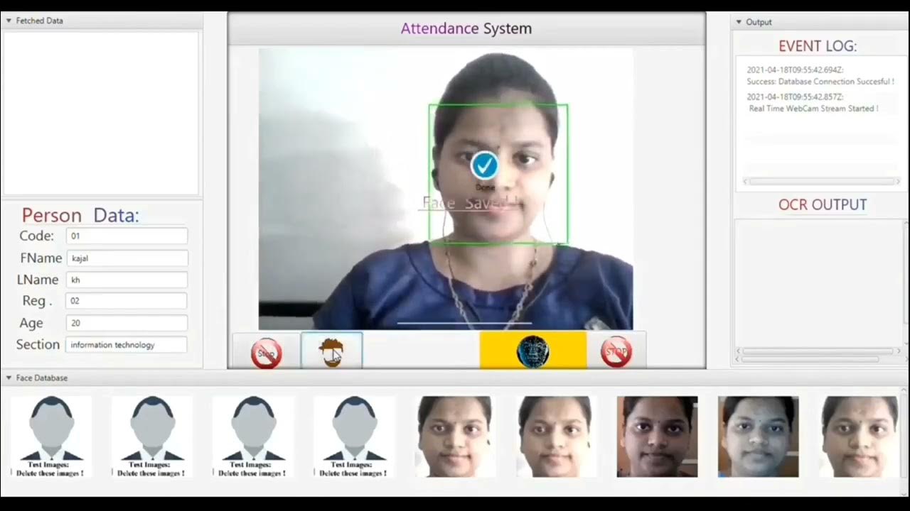 AI BASED ATTENDANCE MONITORING SYSTEM - YouTube