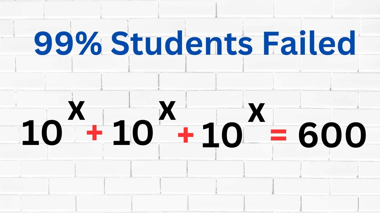 A beautiful math problem for advanced students | Equation Solving - YouTube