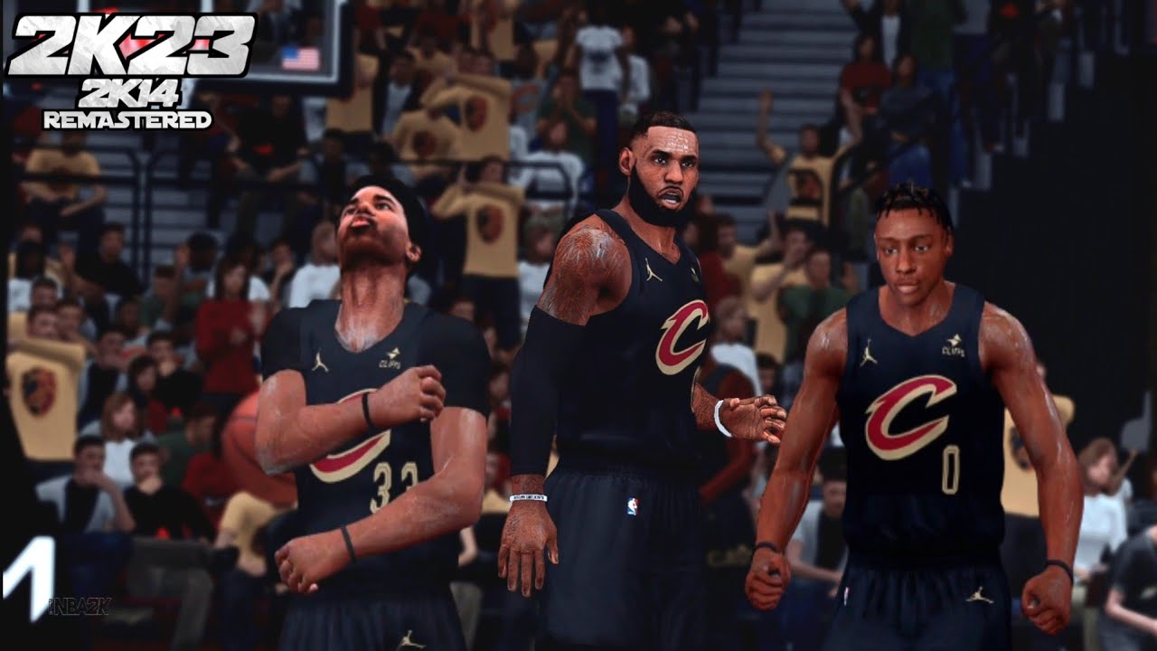 NBA 2K23 (2K14 REMASTERED) Lebron, Bronny and Bryce playing in ...