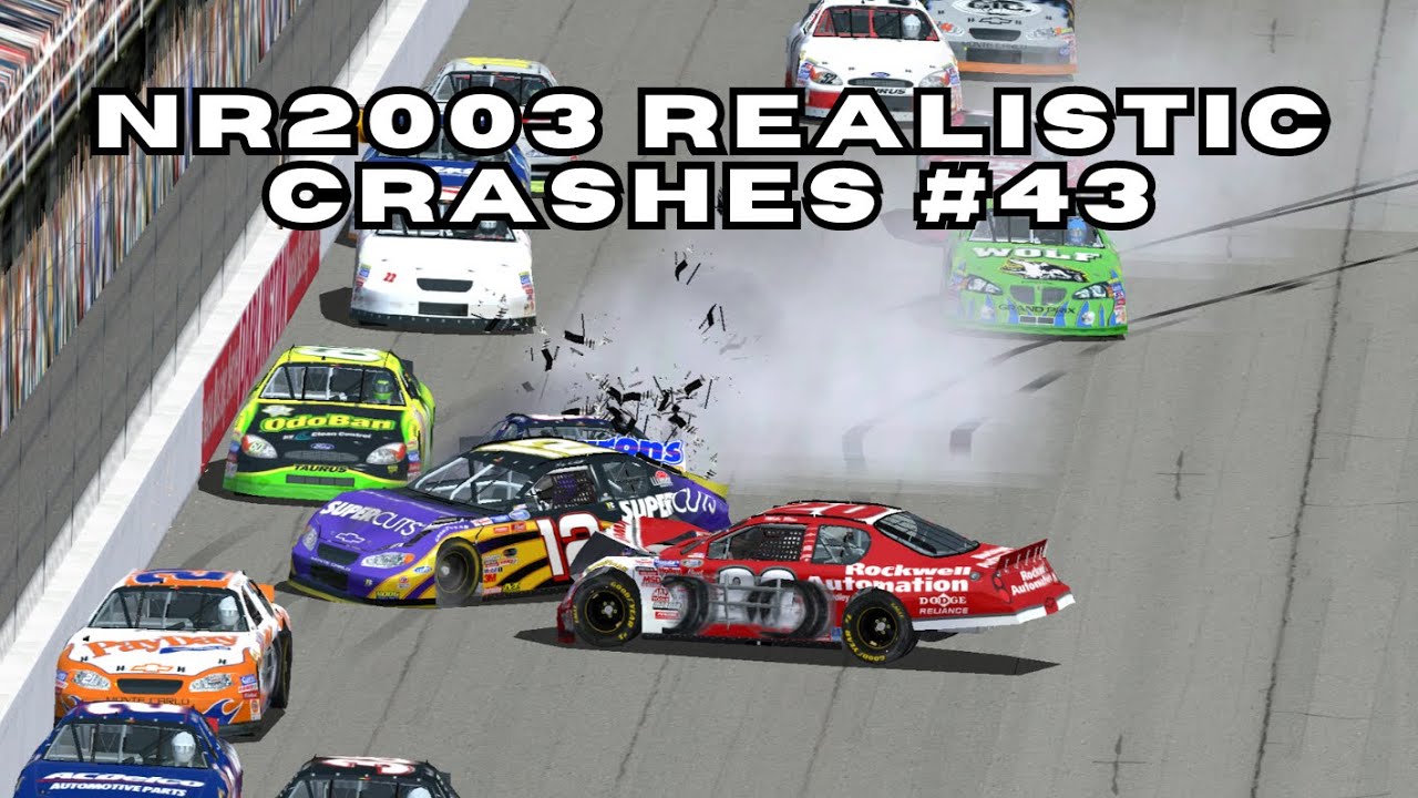 NR2003 Realistic Crashes #43 - YouTube