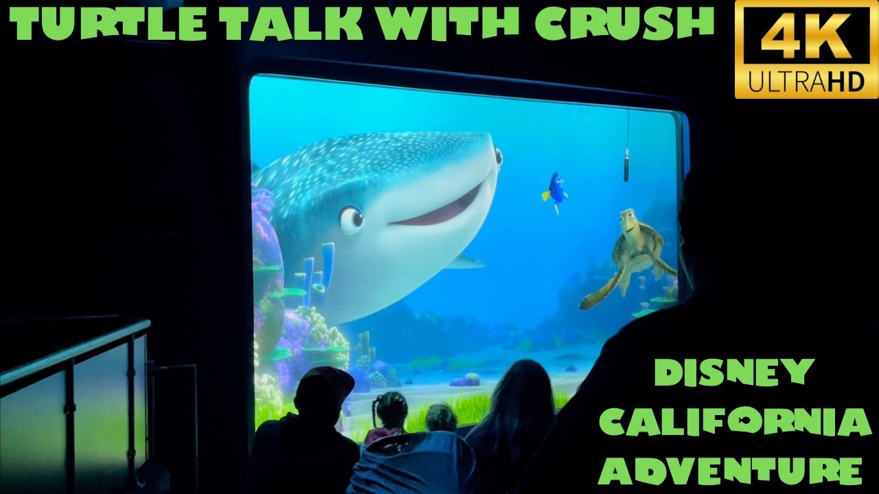 Turtle Talk with Crush Show at Disneyland California Adventure - YouTube