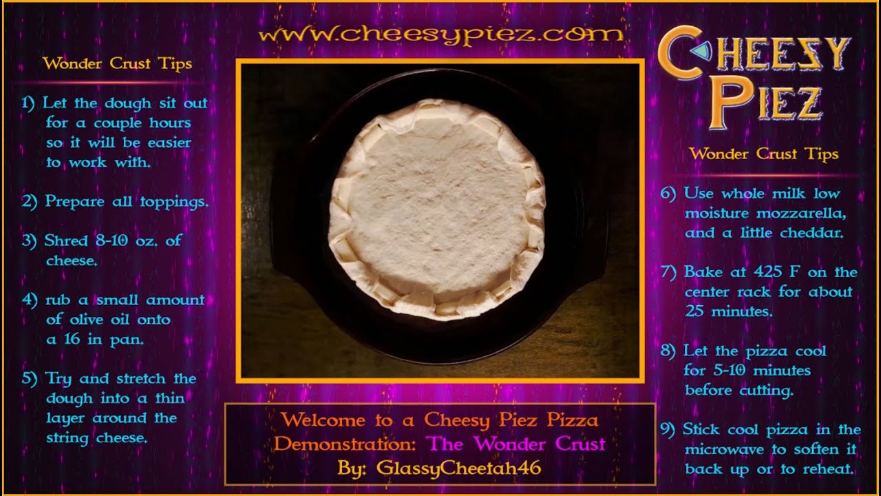 The Wonder Crust Pizza - YouTube