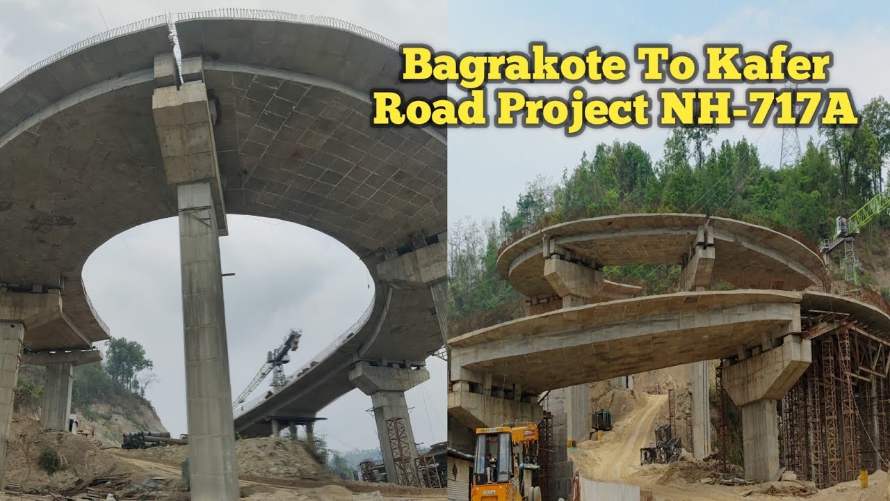 Bagrakote To Kafer Road Project | NH -717A | NHIDCL | VKJ | Hill Road ...