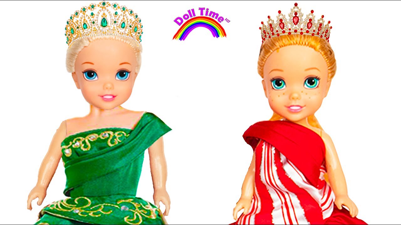 Elsie and Annie Play Dress Up and Make Up - YouTube