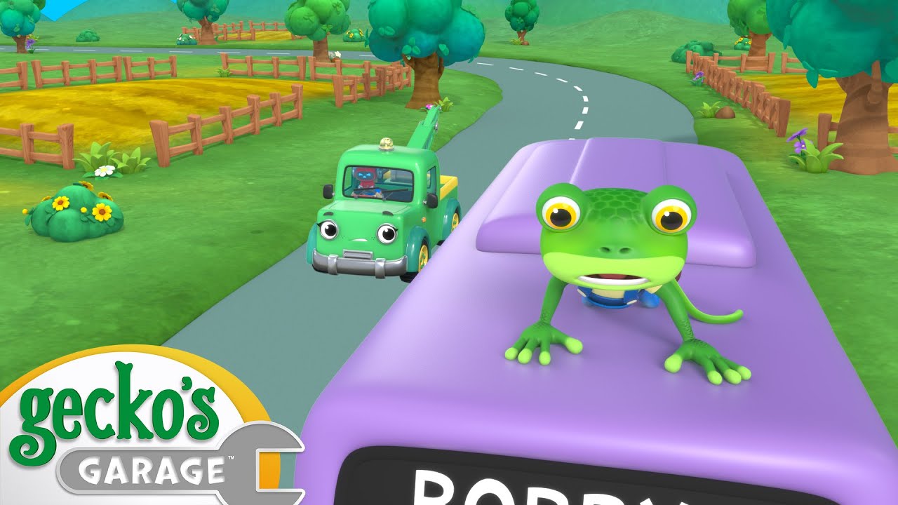 Gecko on the Bus | Gecko's Garage | Trucks For Children | Cartoons For ...