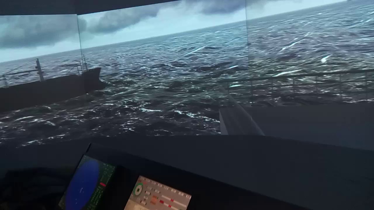 Transas bridge simulator , some fun. - YouTube