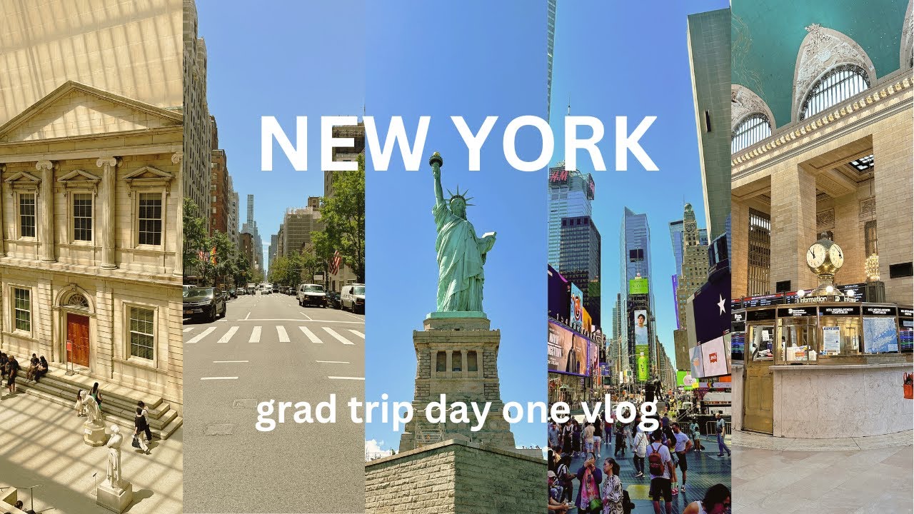 new york grad trip | day 1 - YouTube