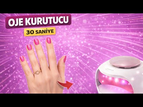 30 SANİYEDE OJE KURUTUCU! GERÇEKTEN İŞE YARIYOR MU?