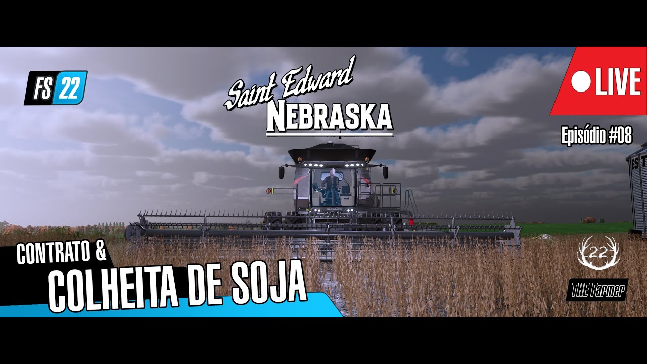 FS 22 | MAPA SAINT EDWARD, NEBRASKA | CONTRATO E COLHEITA DE SOJA ...