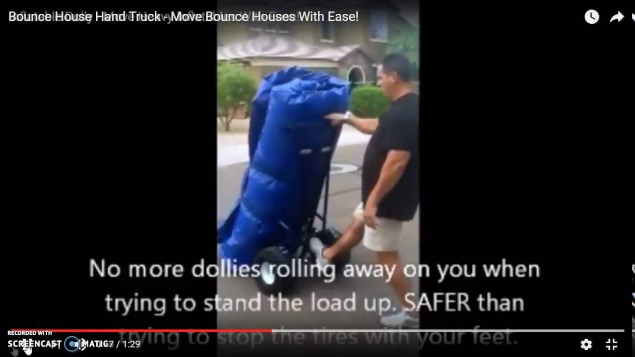 Inflatable Dolly - Move Inflatables With Ease! - YouTube