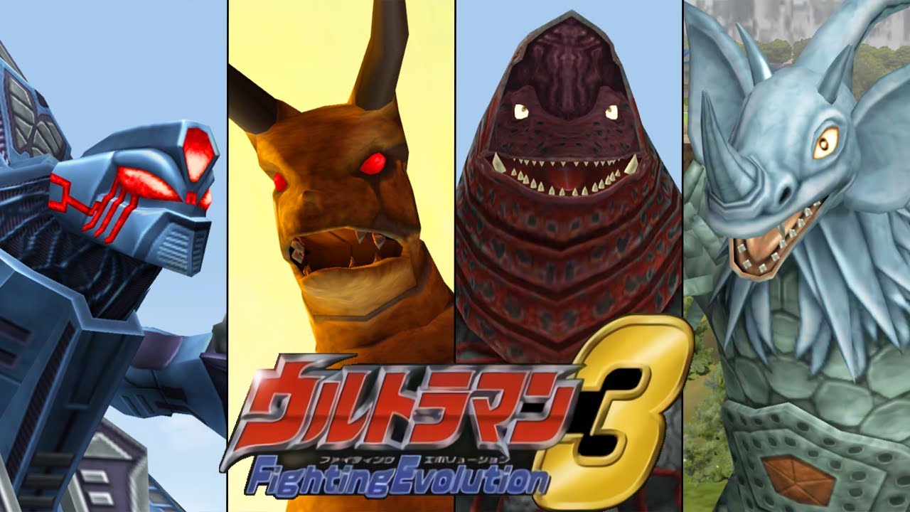[PS2] Ultraman Fighting Evolution 3 - Gloker Bishop (1080p 60FPS) - YouTube