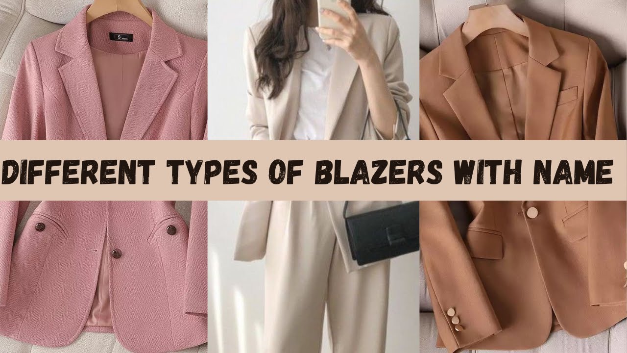 different types of blazers for ladies with name | blazer types - YouTube