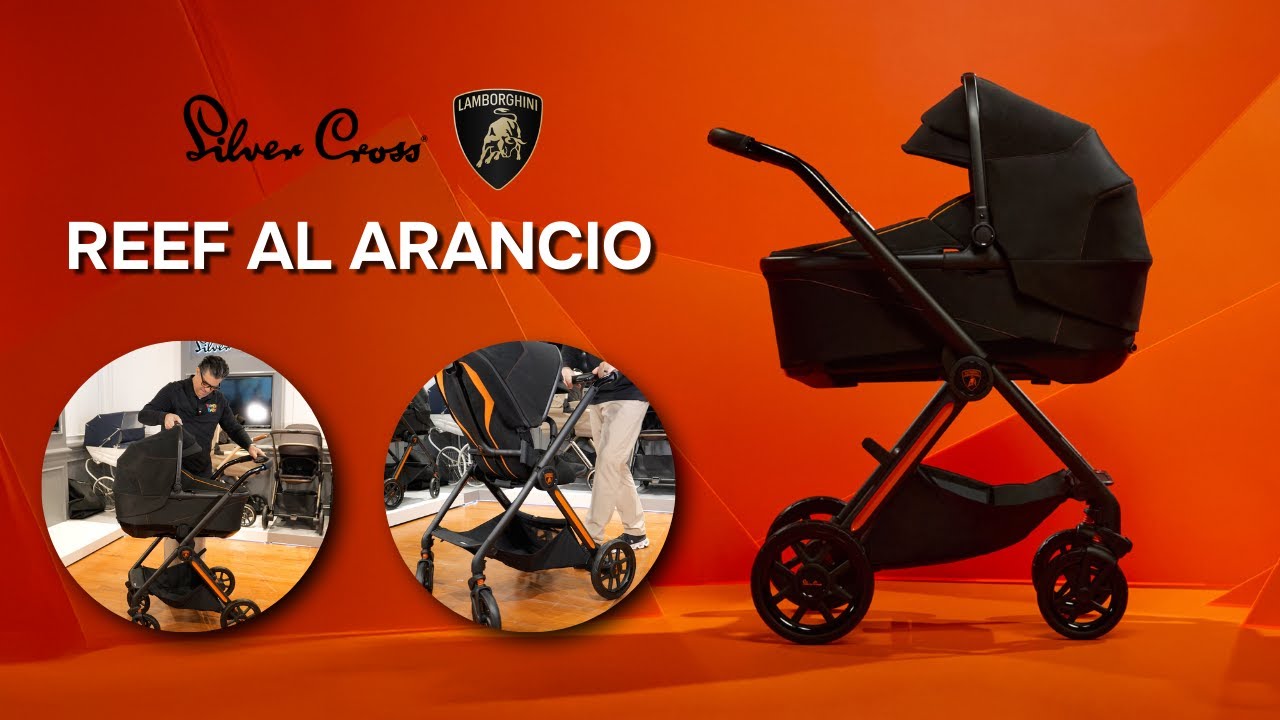 NEW Silver Cross Reef AL Arancio | Lamborghini Automobili Stroller ...