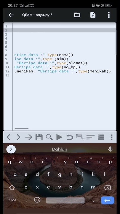 Belajar type data pada pemrograman python #shorts - YouTube