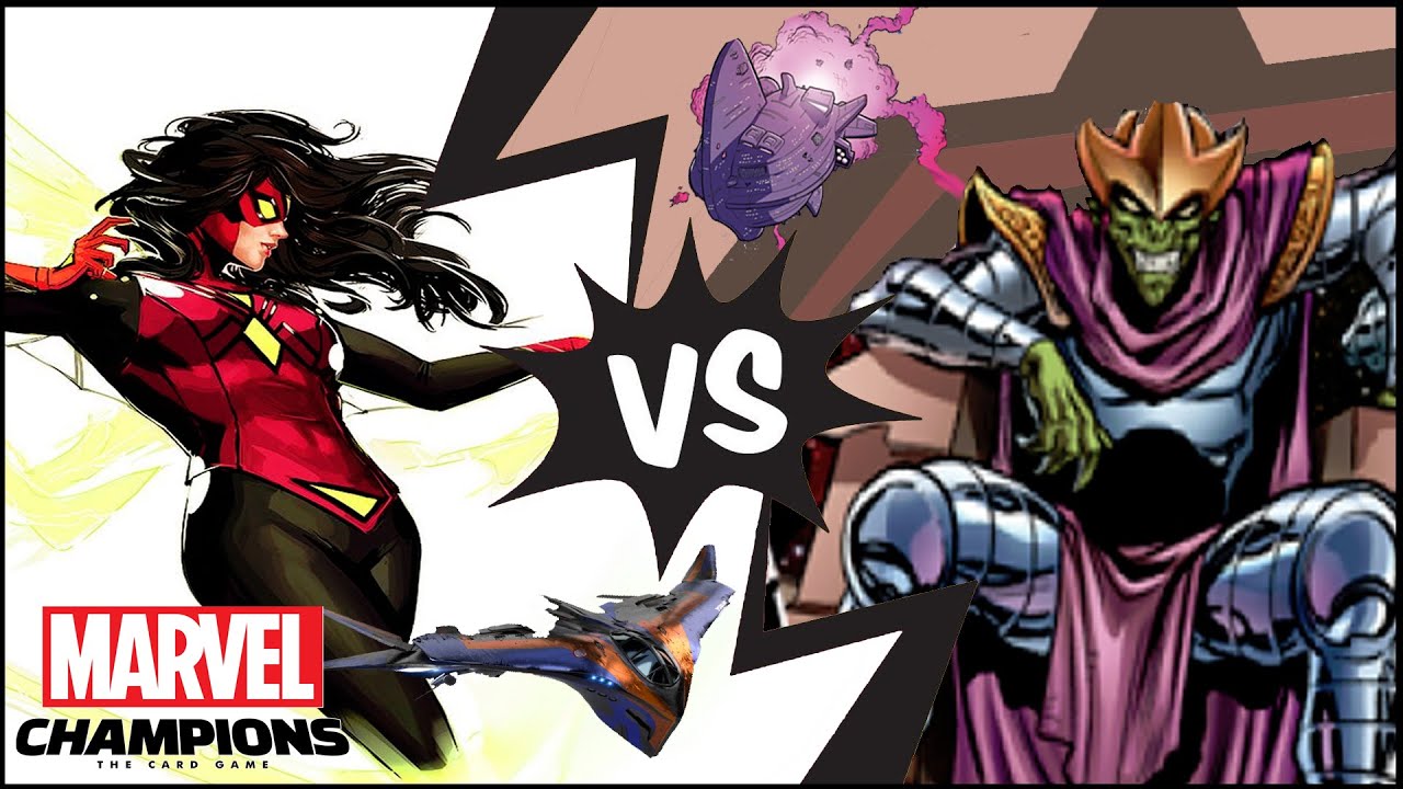 Marvel Champions ⎮ [Experto] Spiderwoman Cosmo vs Drang ⎮ Dr. Pirri ...