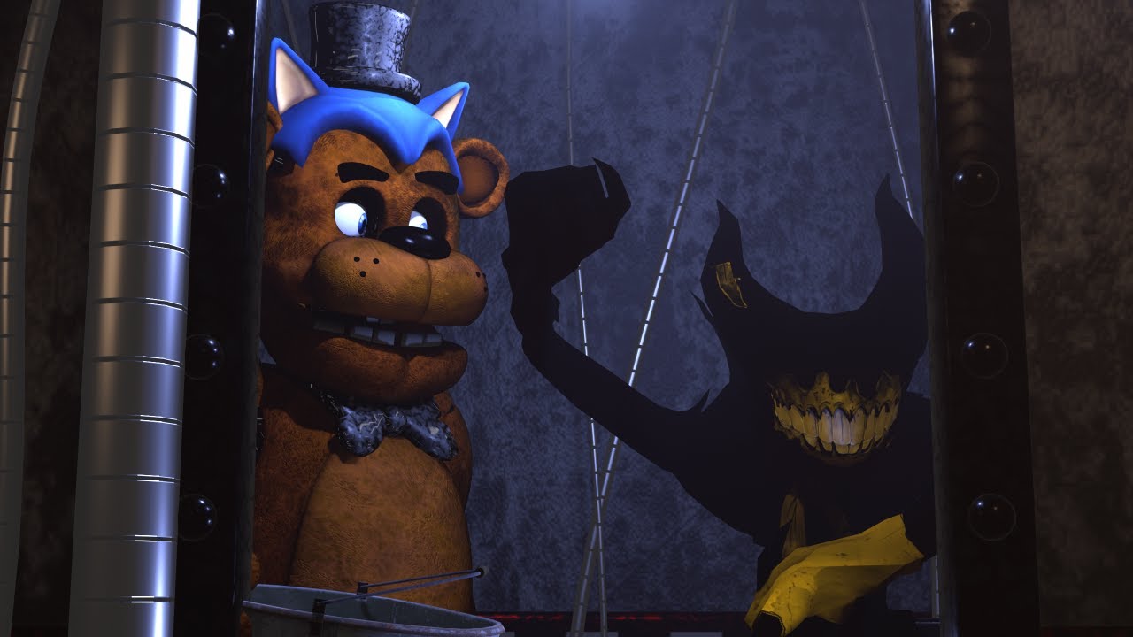 Freddy Fazbear and Ink Demon Bendy go Trick or Treating (Halloween Fnaf ...