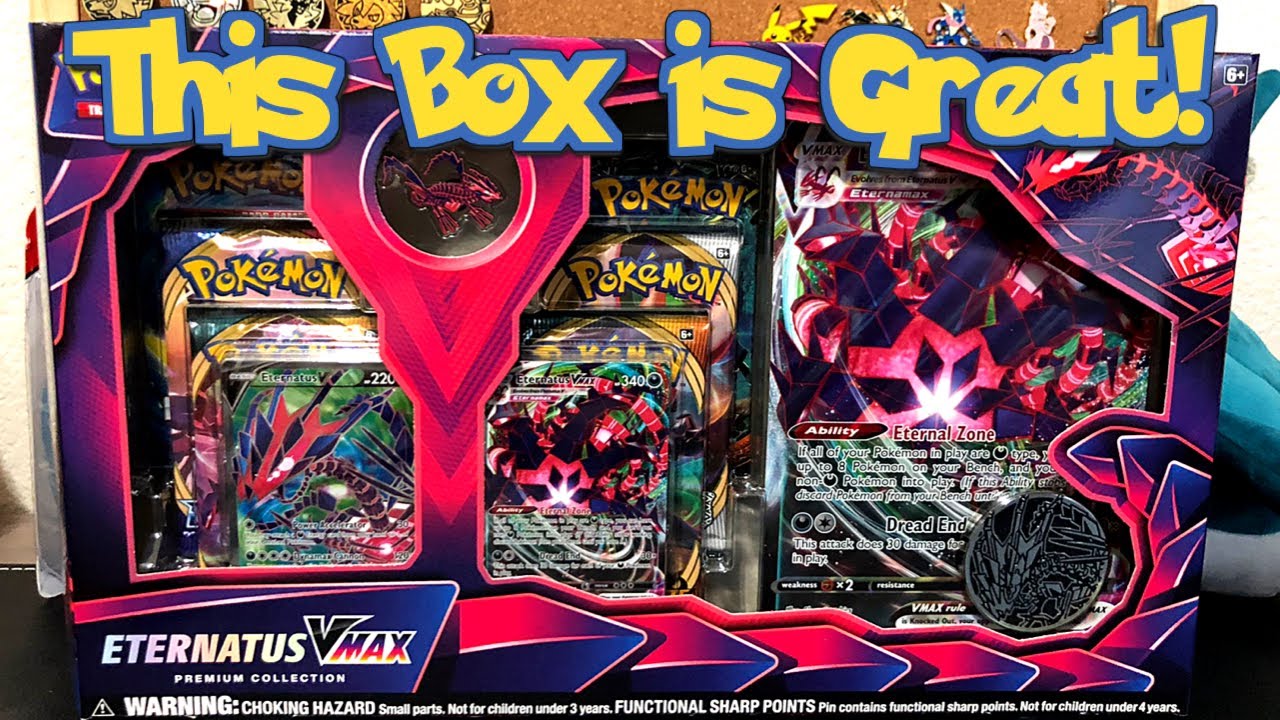 Pokémon Eternatus V Max Premium Collection Opening - YouTube