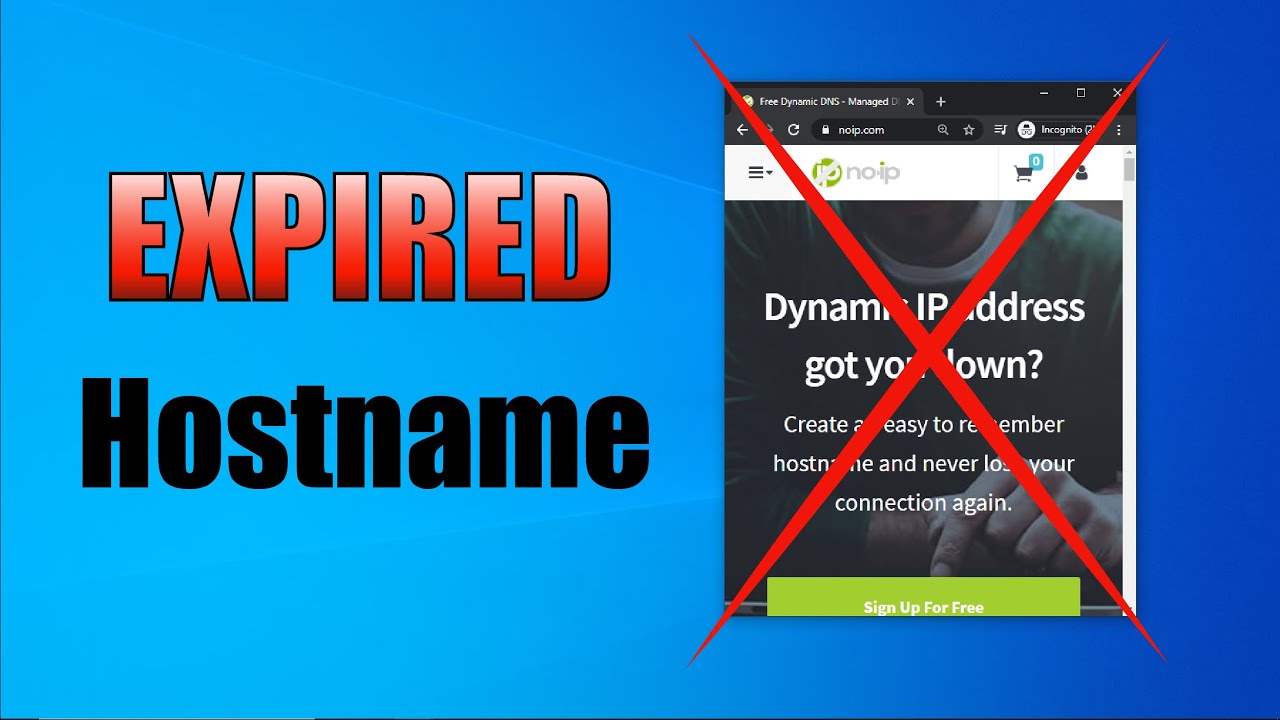 How To Renew Your EXPIRED No-IP Hostname - YouTube