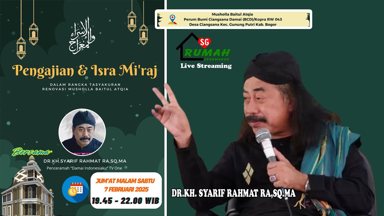 NASEHAT PENCERAMAH DR KH SYARIF RAHMAT RA, SQ. MA - YouTube