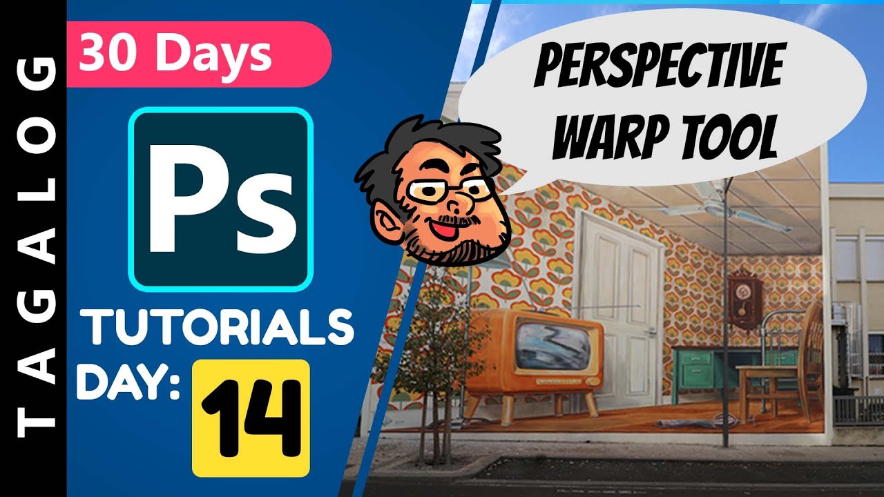 Perspective Warp Tool in Photoshop | Day 14 - YouTube