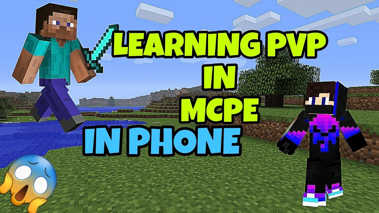 LEARNING PVP IN MCPE || #minecraft - YouTube