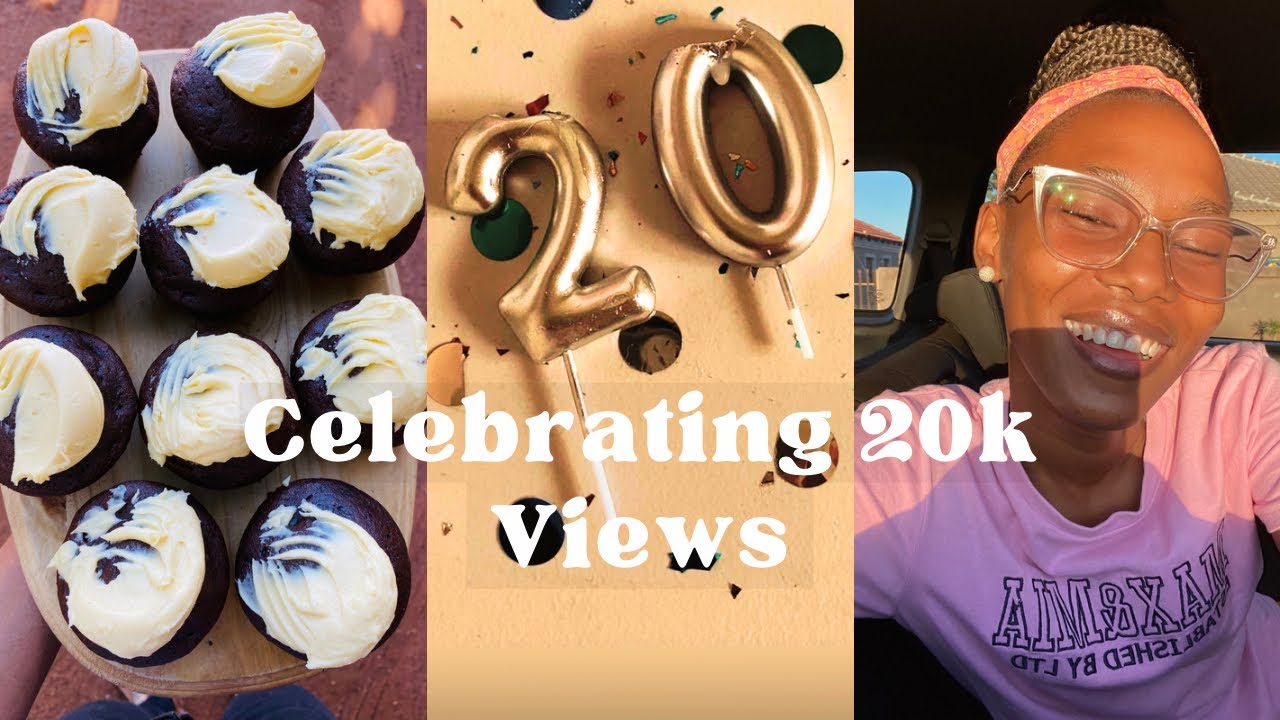 20K YOUTUBE VIEWS CELEBRATION || BAKING CUPCAKES | GRATITUDE - YouTube