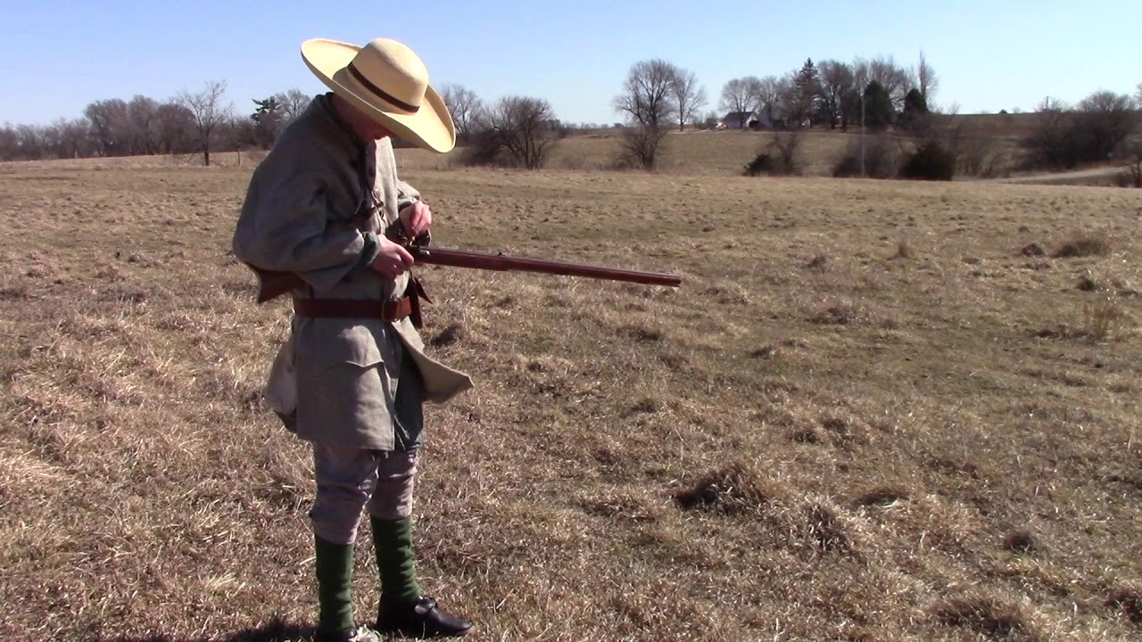 Flintlock Shooting Demonstration - YouTube