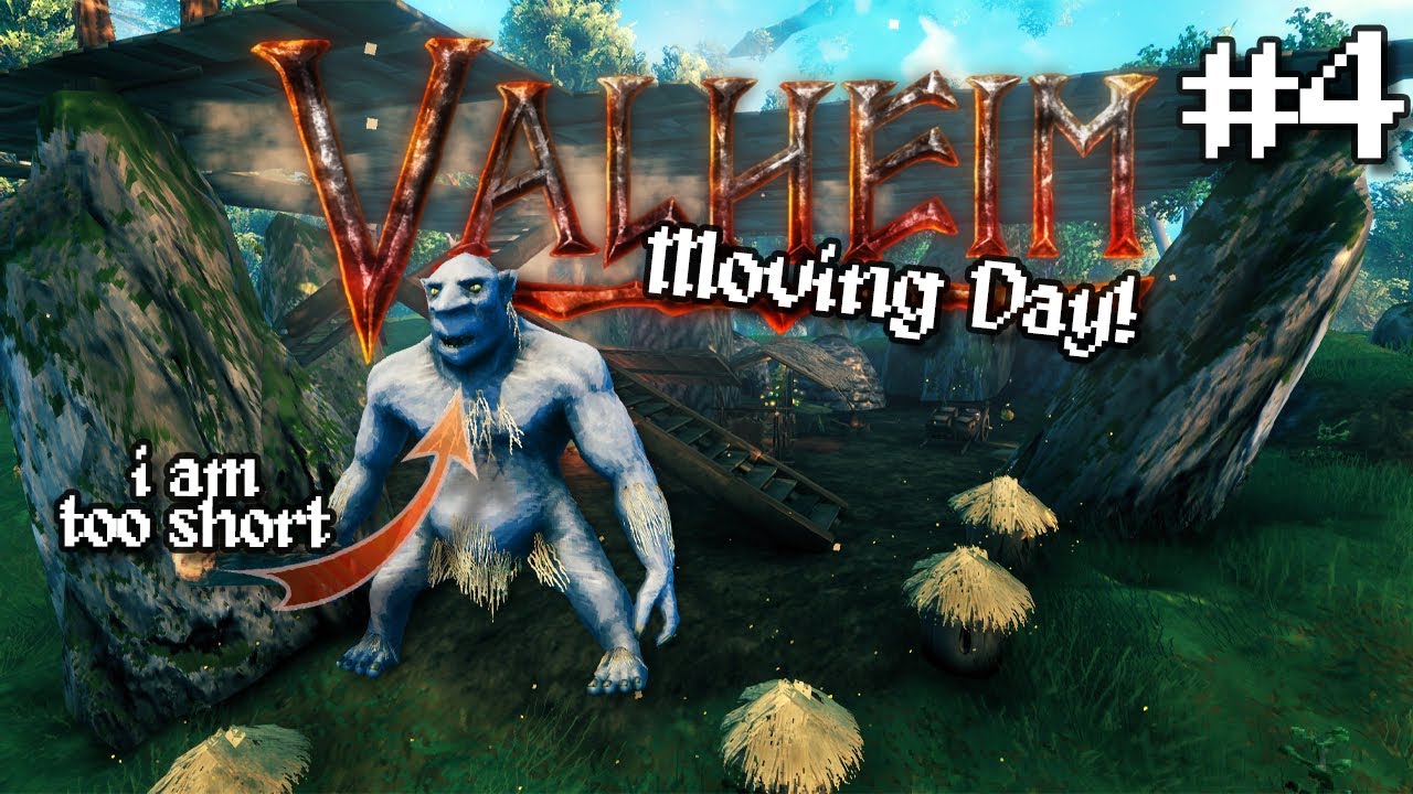Valheim veteran begins a troll-proof base. - YouTube