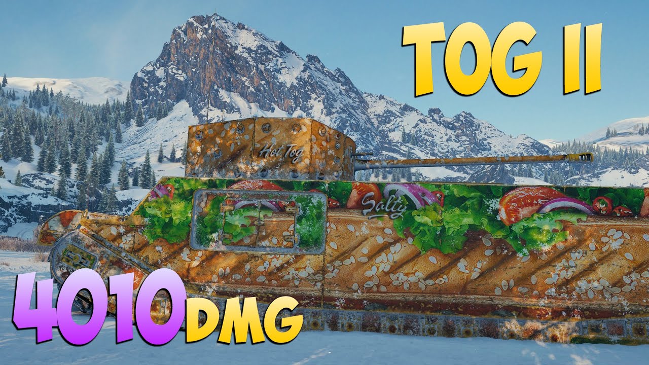TOG II - 4 Frags 4K Damage - Too much! - World Of Tanks - YouTube