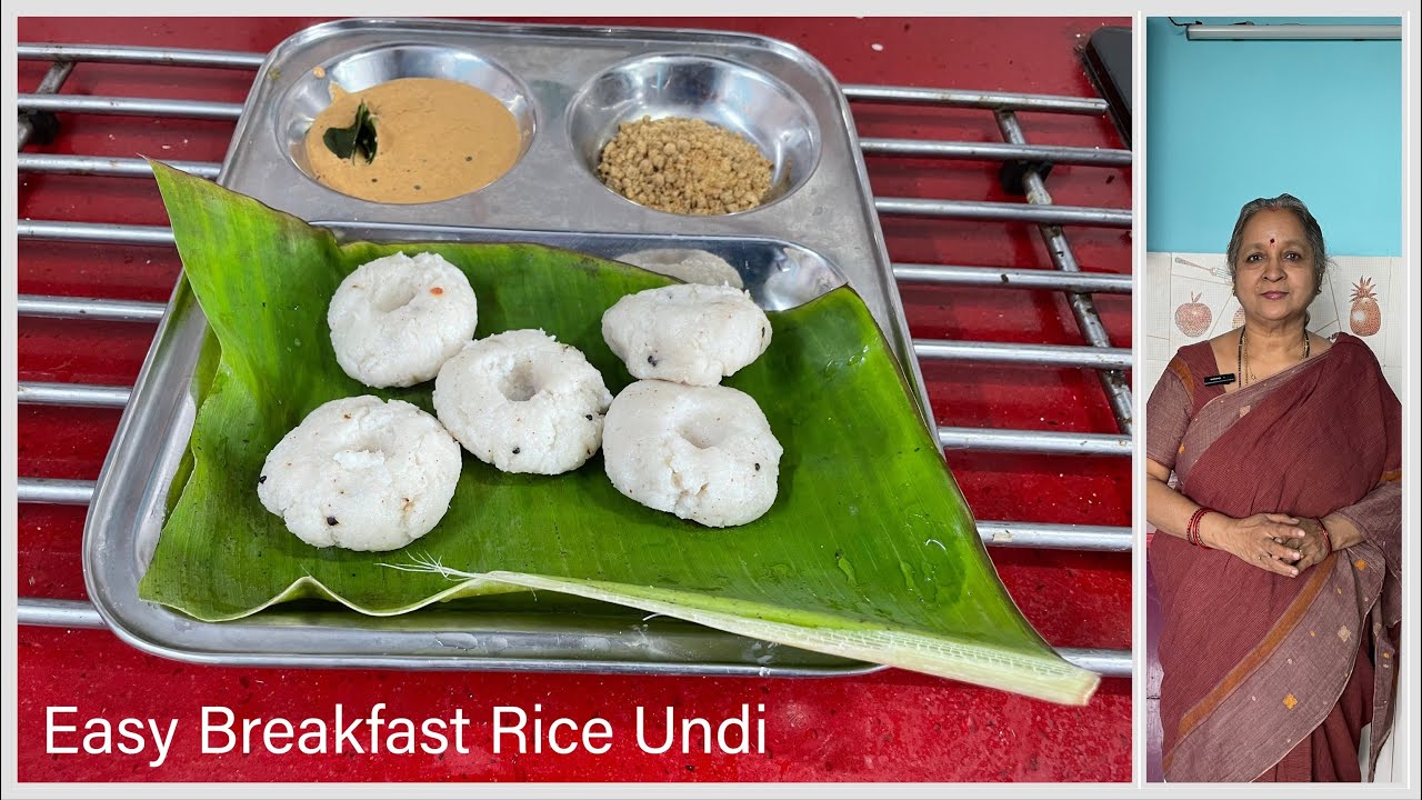 Easy Breakfast Recipes Indian Veg I Rice Undi I Recipe 1 - YouTube