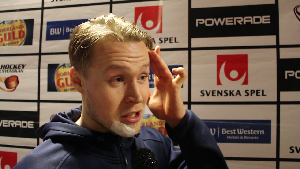 Intervju med Christopher Bengtsson, Södertälje efter SSK-Pantern 7/3-18 - YouTube