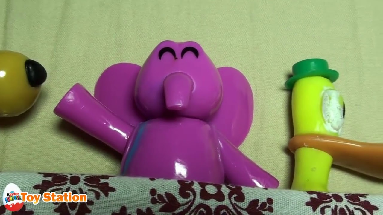 Five Little Pocoyo Friends Jumping on the Bed Nursery Rhyme | Pocoyo ...