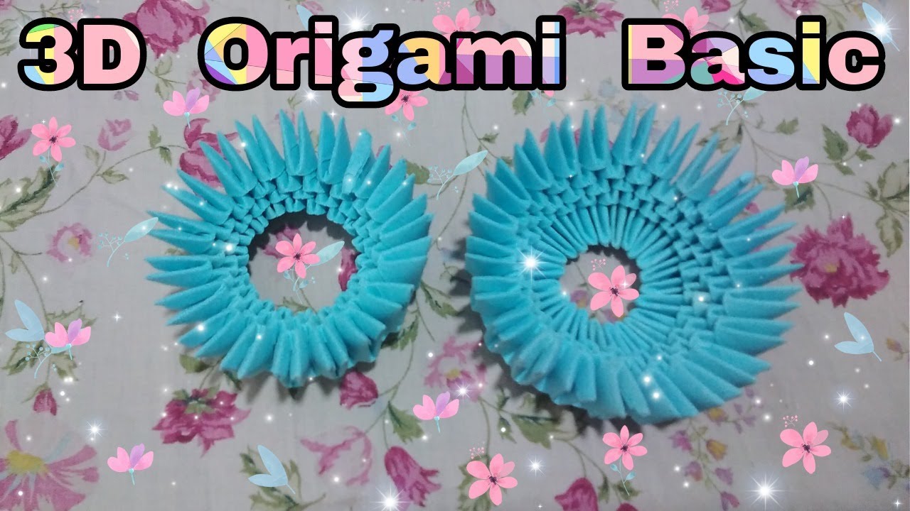 3D ORIGAMI BASE TUTORIAL - YouTube