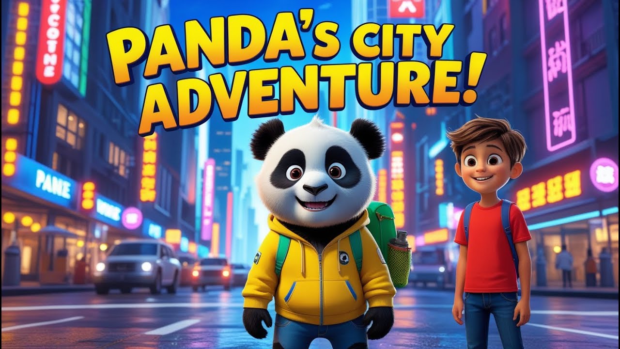 Lost Panda's Big City Adventure! 🐼 | A Heartwarming Journey | Panda ...