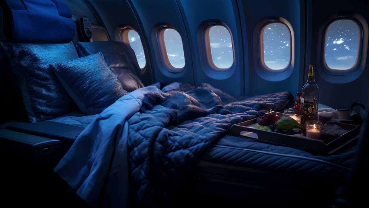 Soothing Airplane White Noise Relaxation | Sleep, Study, Insomnia ...