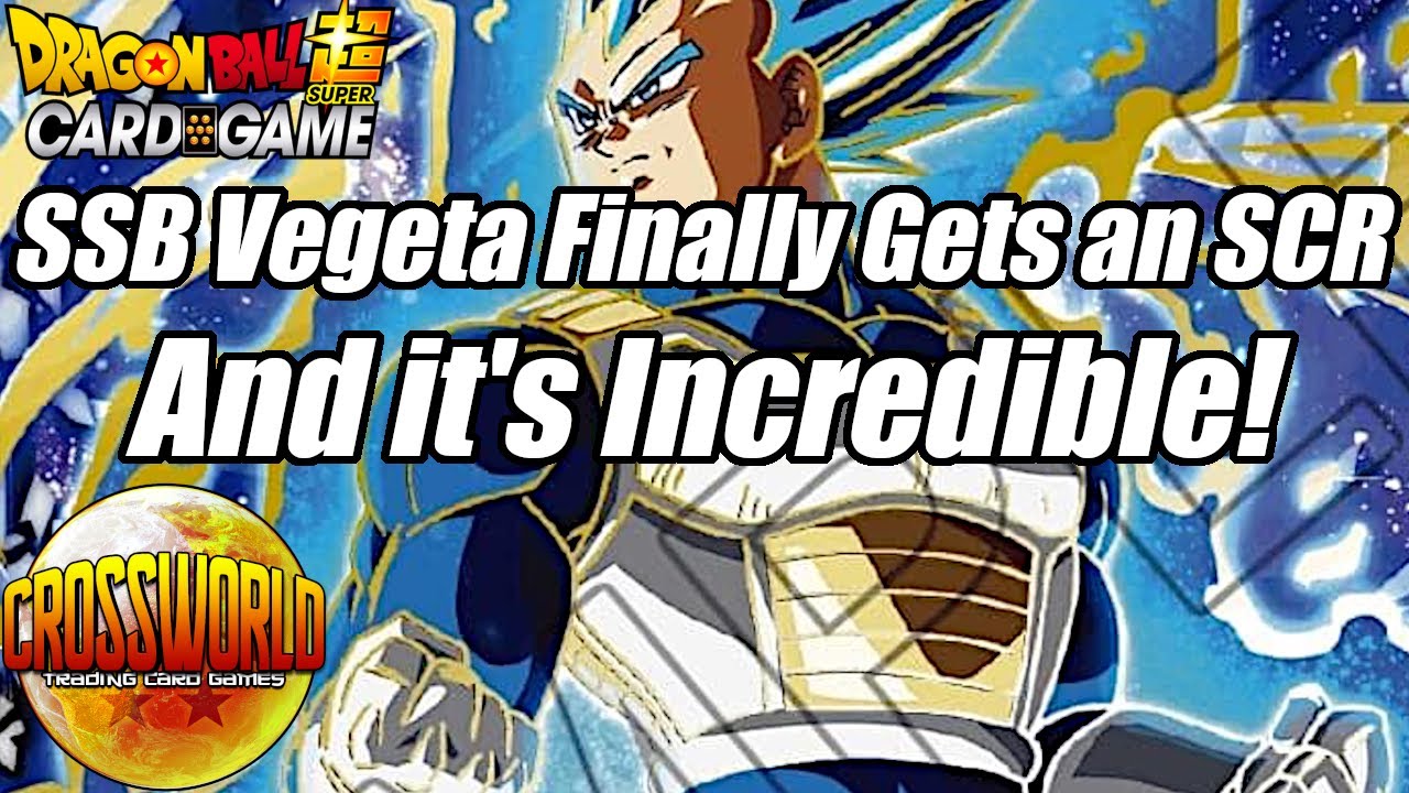 SSB Vegeta Finally Gets an SCR and it's Incredible! - Dragon Ball Super ...