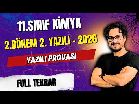11. Sınıf Kimya | 2. Dönem 2. Yazılı Hazırlık  2026 | Prova