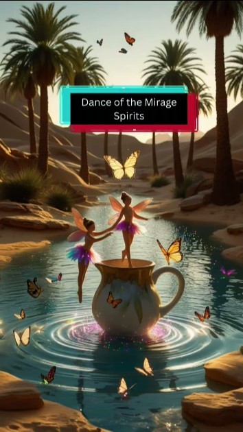 Fairies Dancing in a Desert Mirage | Whimsical Fantasy Vibes 🌅🧚‍♀️ #ai ...