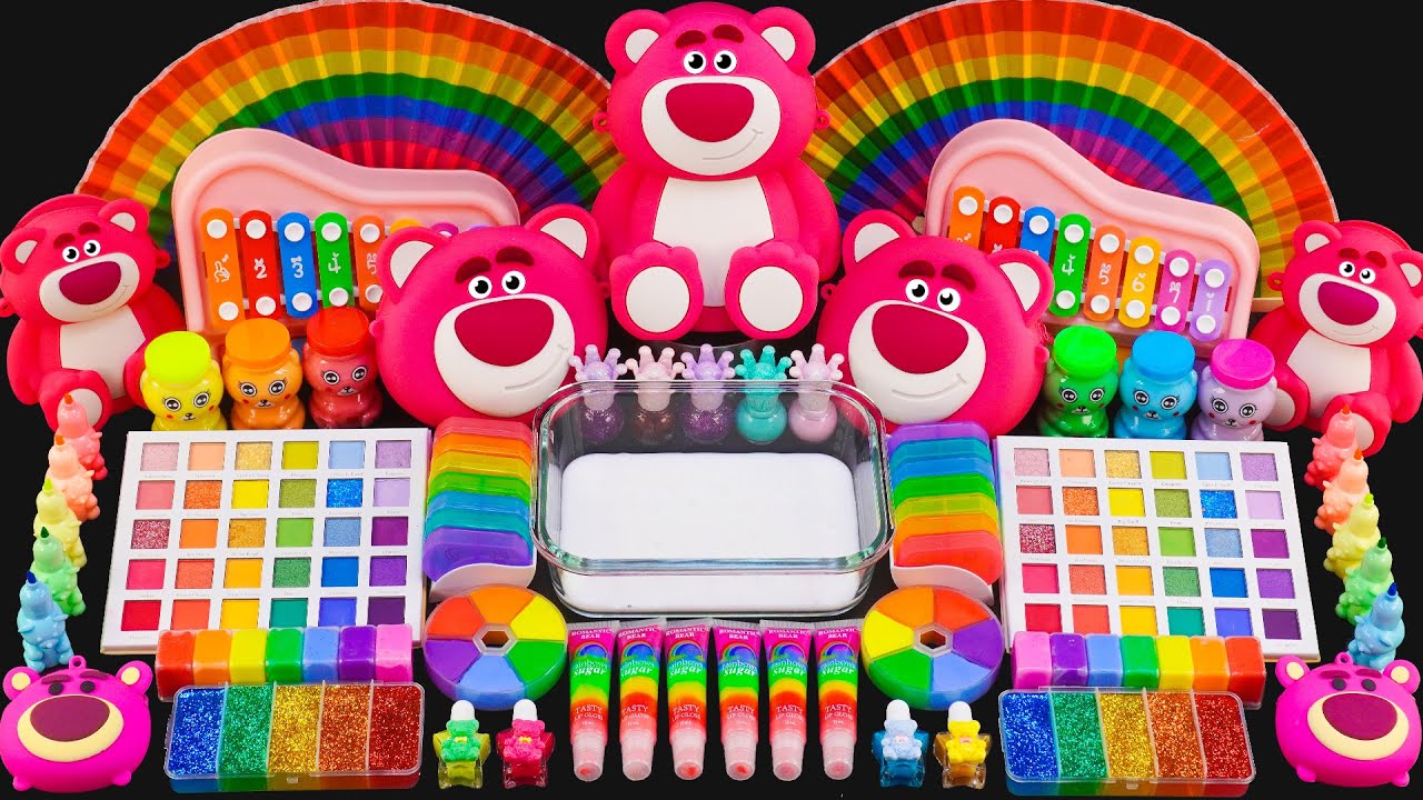 Wundervoller Lotso Bear Slime ASMR | Lidschatten und Make-up zu Schleim ...