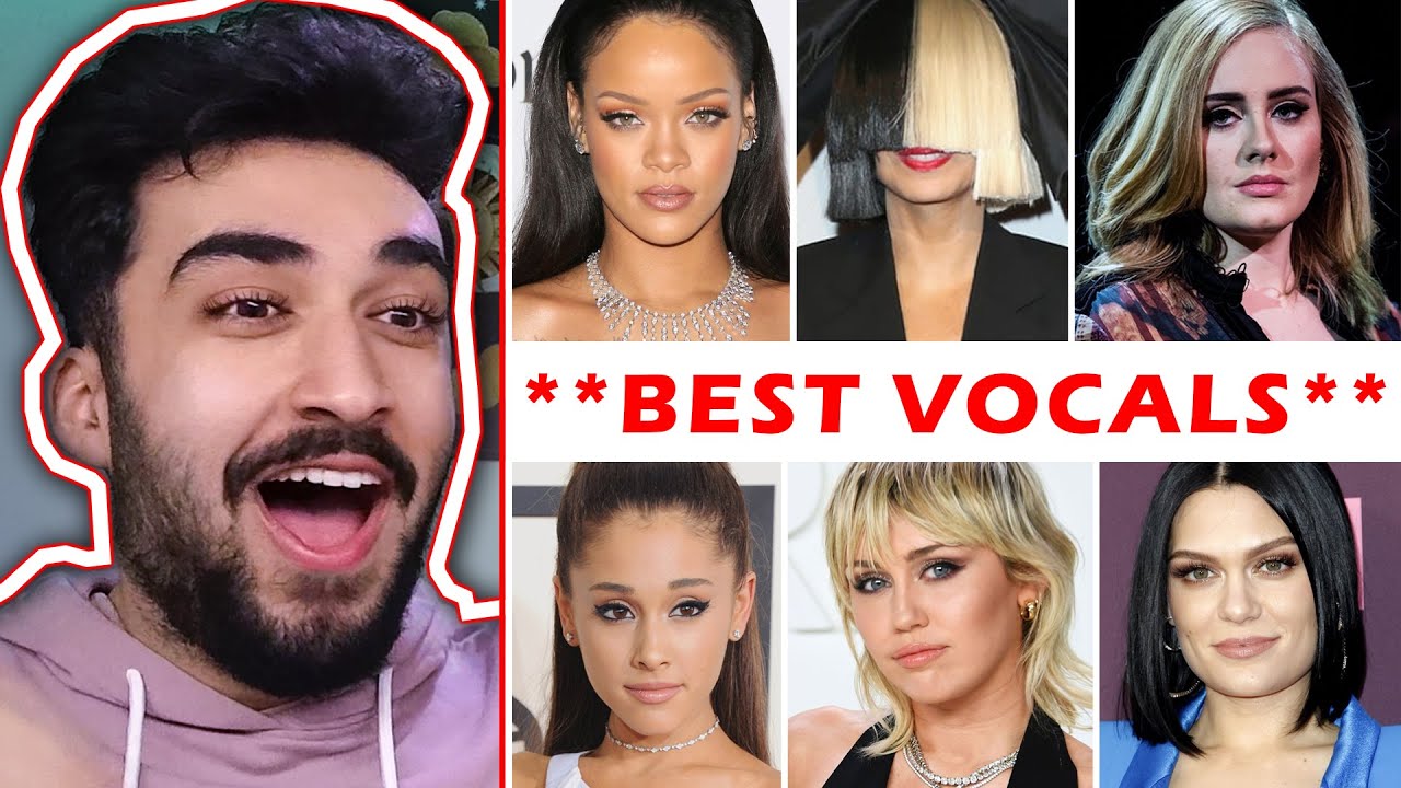 HORRIBLE SINGER Reacts to BEST 10 FEMALE VOCALS | Live | SIA, ADELE ...