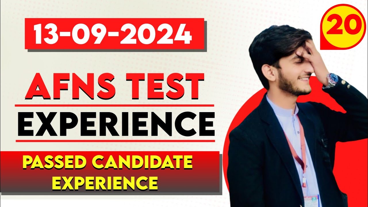 AFNS today test experience MCQs 2024|Afns test experience 2024|Afns ...