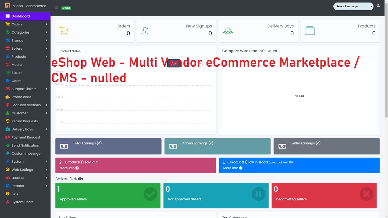 eShop Web v2.0.8 - Multi Vendor eCommerce Marketplace / CMS - nulled # ...
