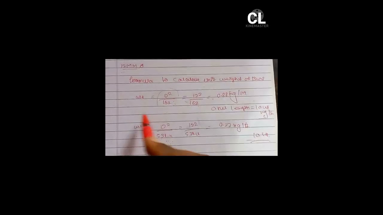 FORMULA TO CALCULATE UNIT WEIGHT OF TMT BARS CL En Ayr nt l Cl l formula-to-calculate-unit-weight-of-tmt-bars-cl-en-ayr-nt-l-cl-l