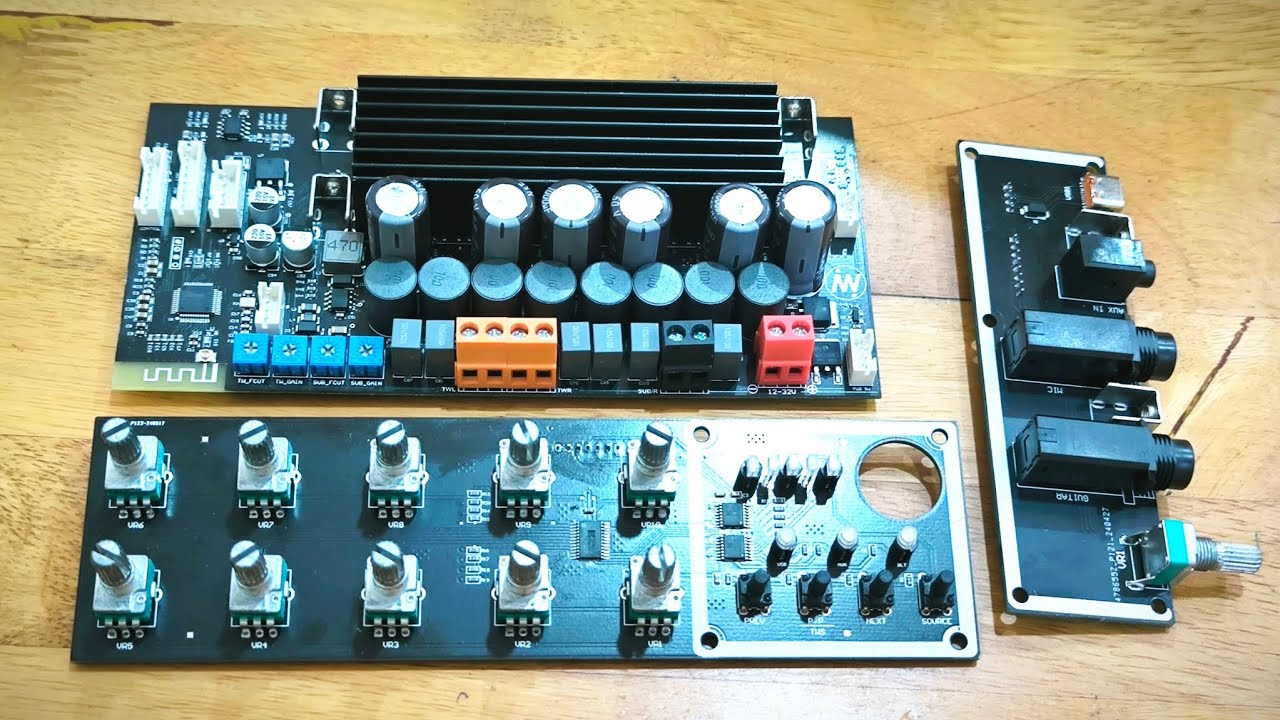 Giới Thiệu Mạch iVy K421. mạch Karaoke DSP 400W, 2.1 / 2.0 - YouTube