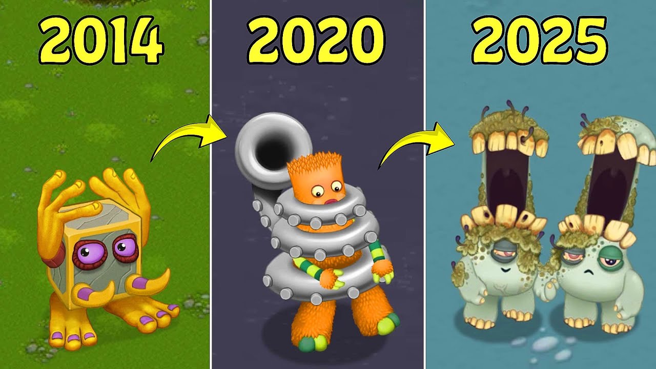 All Rare Monsters Release Dates (2014 - 2025) | My Singing Monsters ...